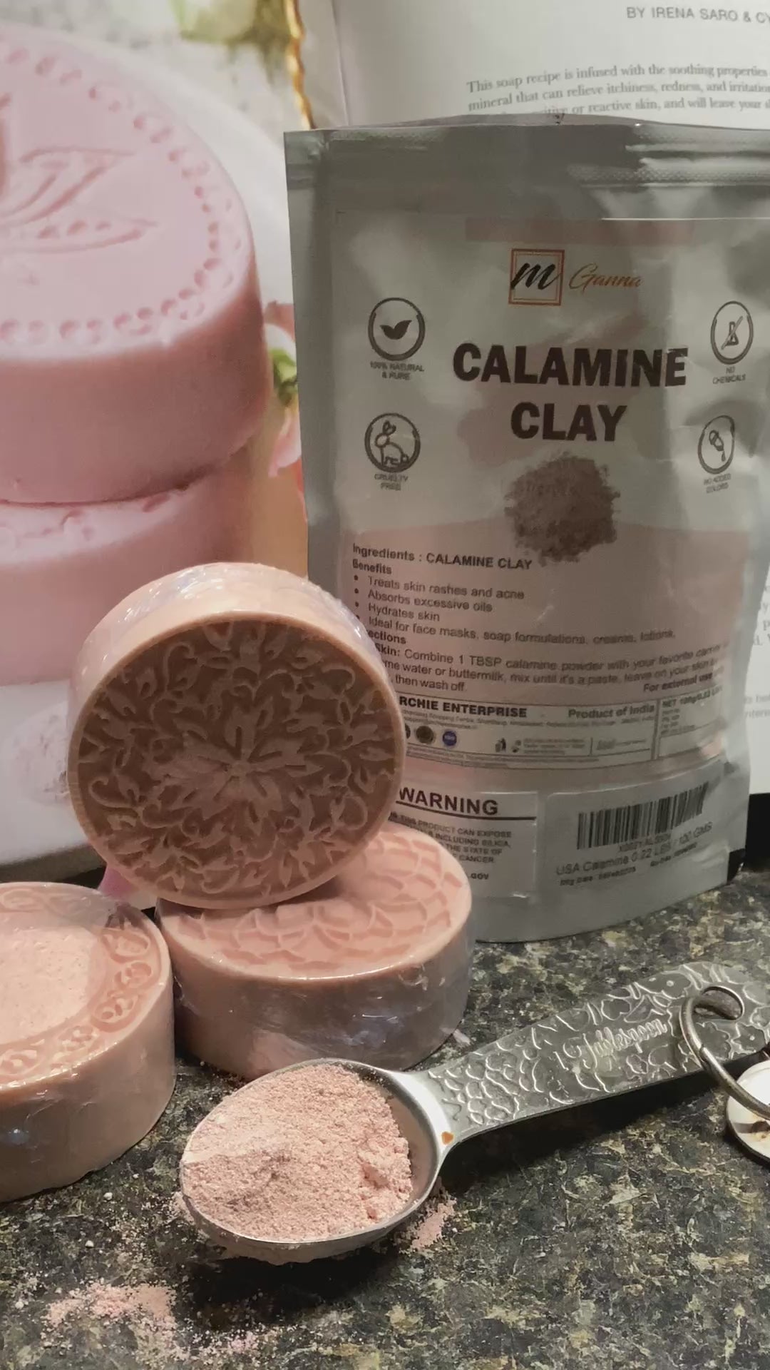 Calamine Soap – Aunt Bubbles Soap Co.